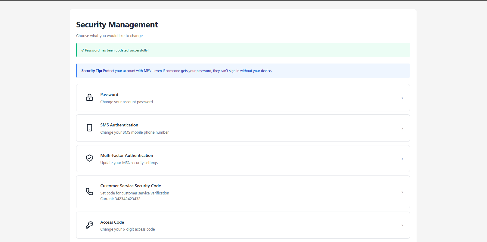 Security Management – Equaze Help Documentation